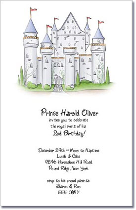Stone Castle Party Invitations