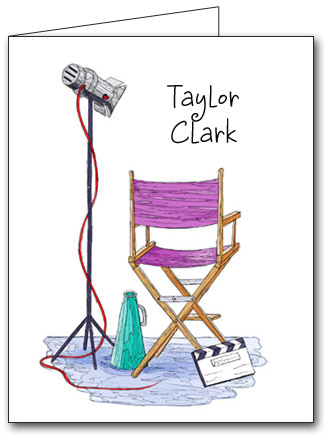 Note Cards: Director's Chair Thank You Notes